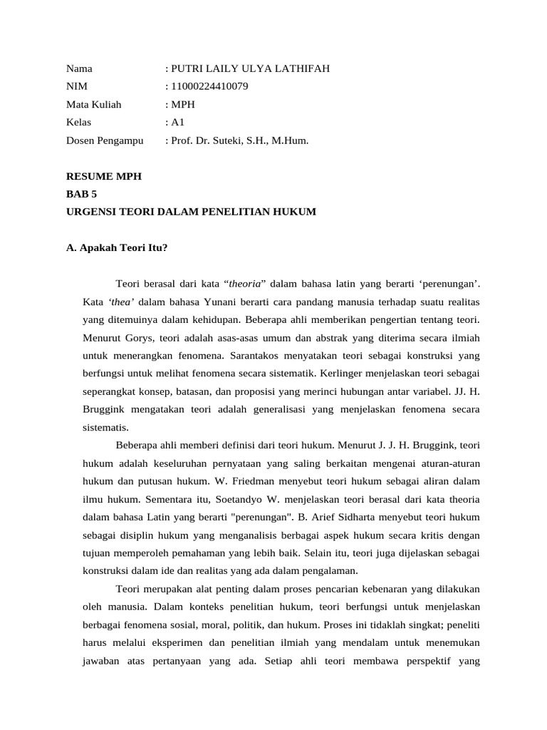 5. resume mph bab 5 | PDF