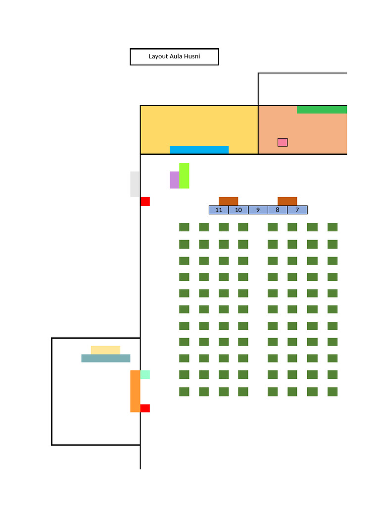 Layout Aula Husni untuk Acara Resmi | PDF