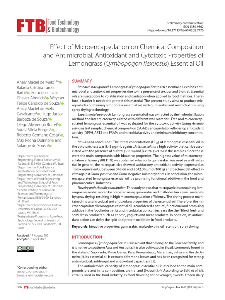 De Melo, A. M., Turola Barbi | PDF