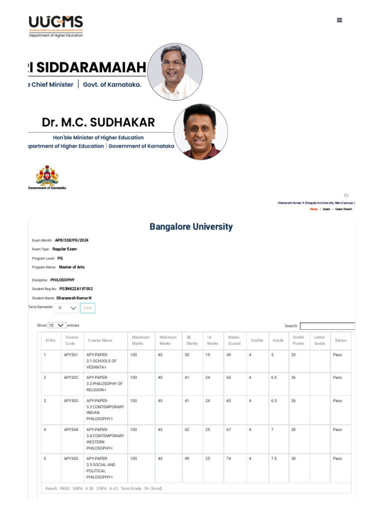 3rdsemmarksUUCMS - Unified University College Management System | PDF | Student Assessment And ...