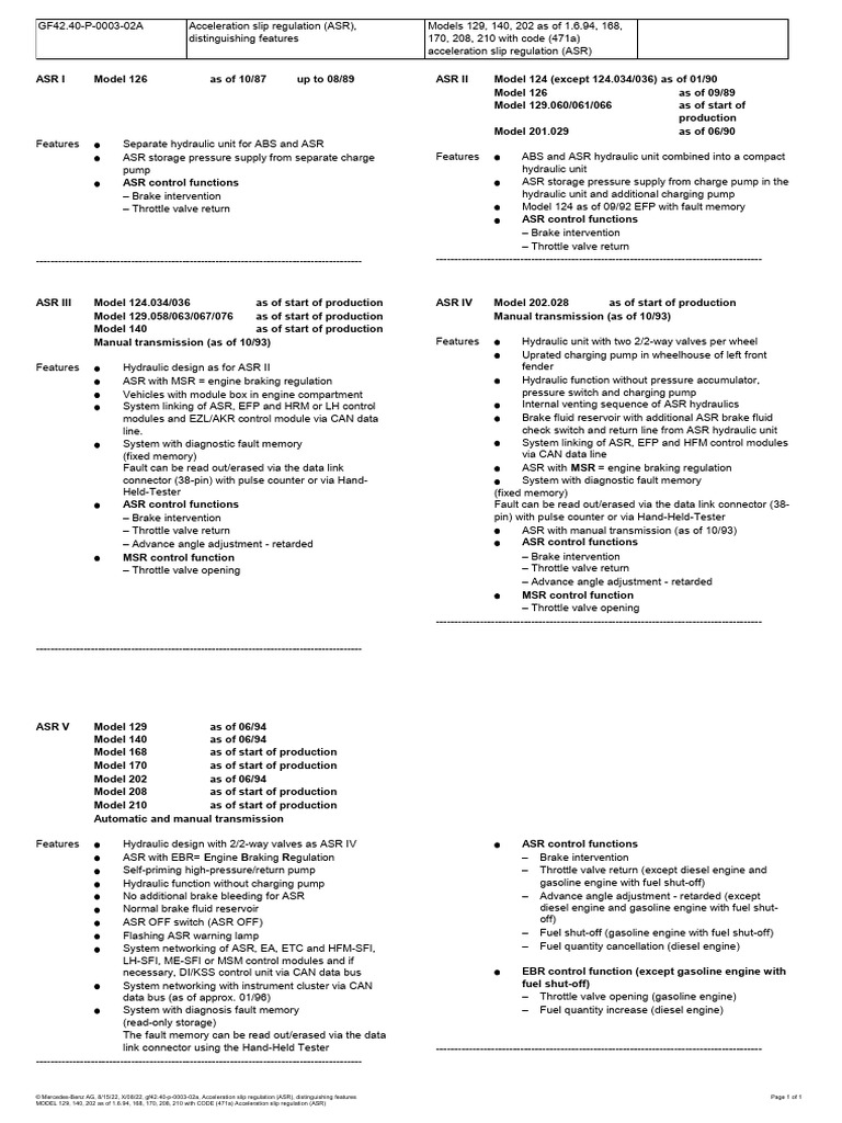 ASR Generation | PDF | Brake | Anti Lock Braking System