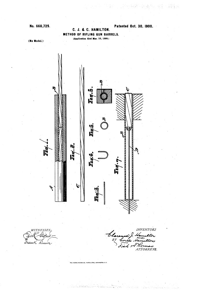 US660725 Hamilton Rifling Machine | PDF