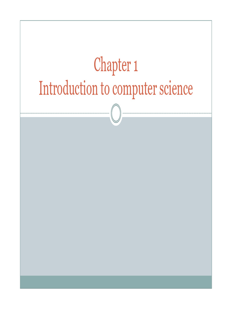 Chapter 1 | PDF | Byte | Computer Data Storage