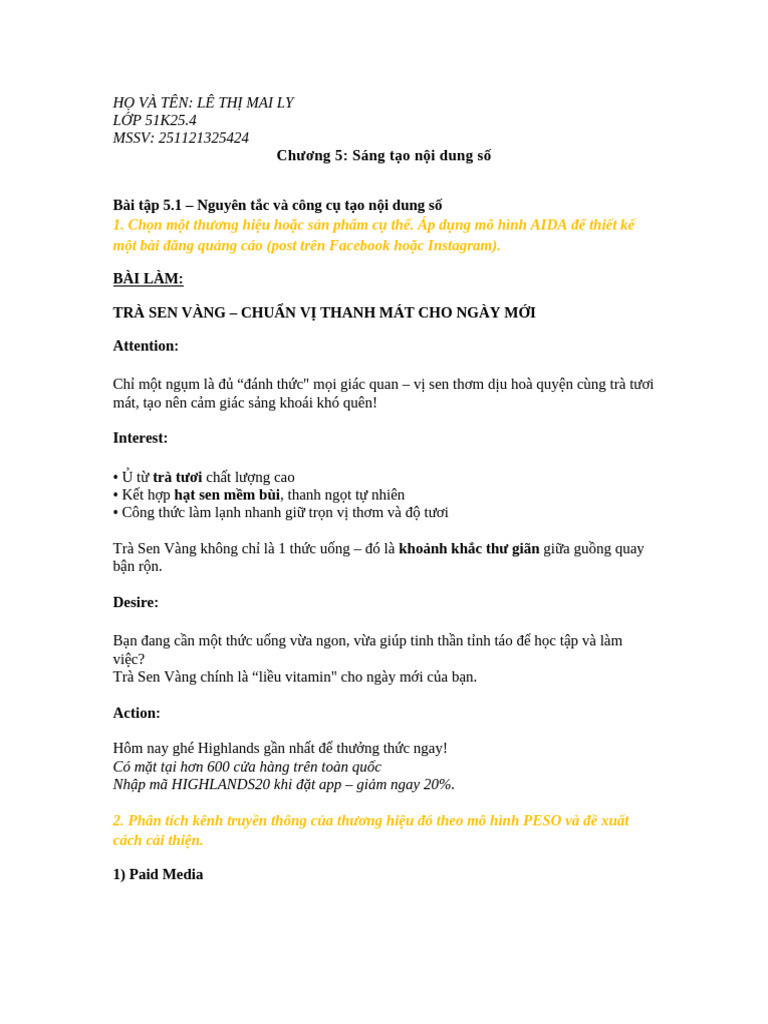 51K25.4_Lê Thị Mai Ly_424_BT5.1 | PDF