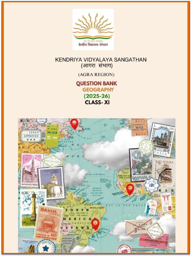 Class XI Geography Question Paper 2025-26 | PDF | Atmosphere Of Earth ...