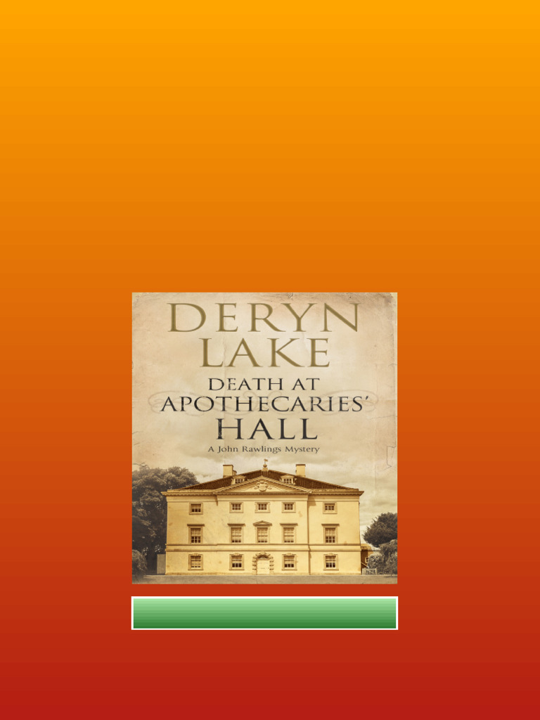 Death At Apothecaries Hall Lake Deryn Kindle & PDF Formats | PDF
