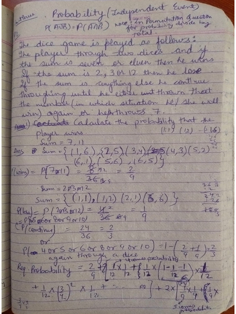 1_UNIT-1 Probability for Computing | PDF