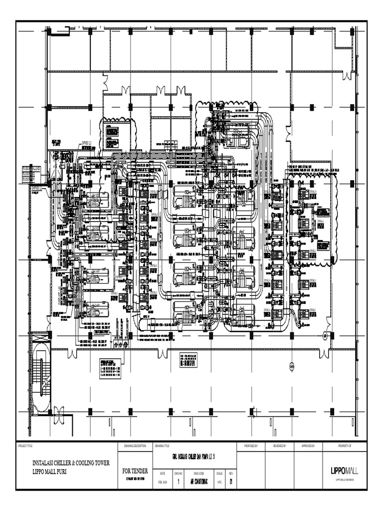 GBR Instalasi Chiller Dan Pompa Lt.5 | PDF | Engineering Thermodynamics ...