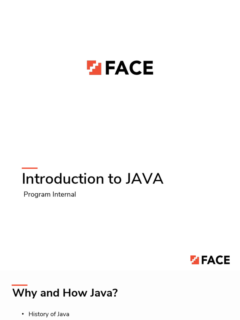 L1-Introduction To Java Programming | PDF