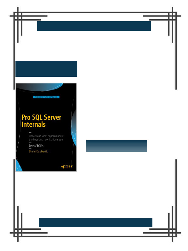 Pro SQL Server Internals 2nd Edition Dmitri Korotkevitch sample | PDF | Database Index ...