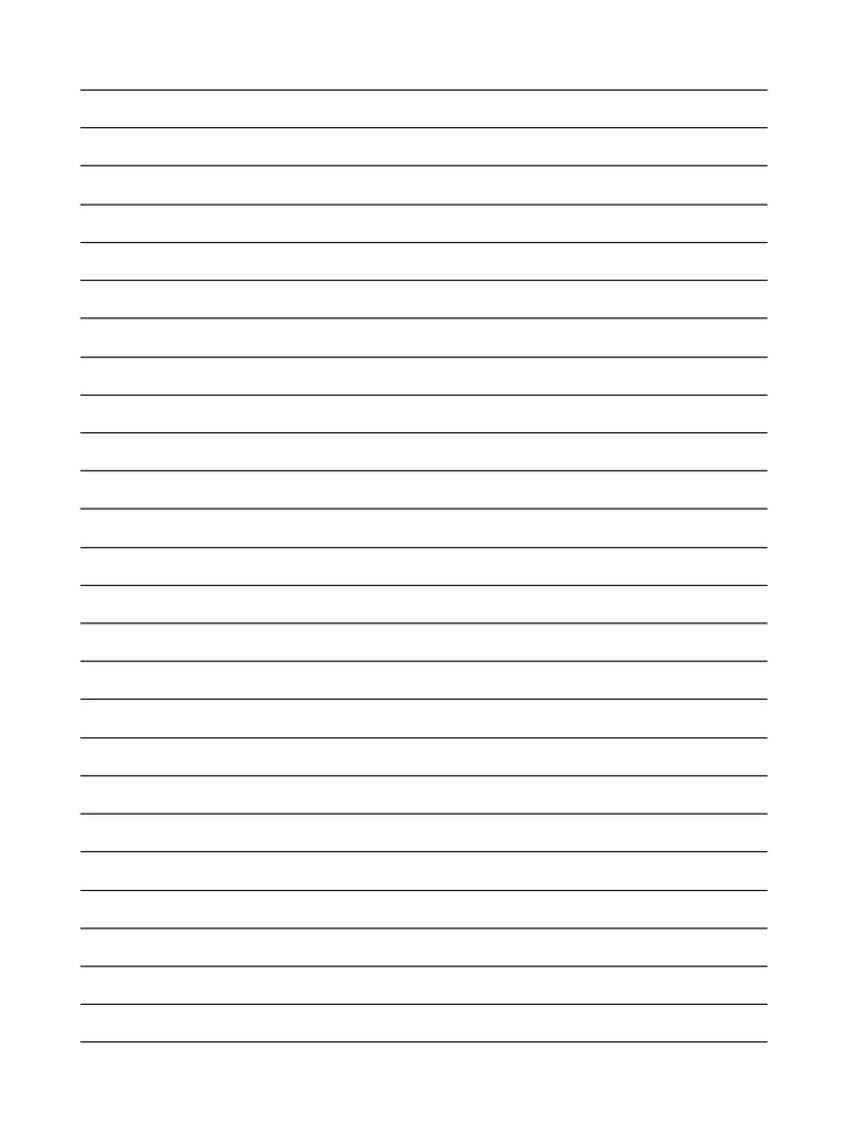 Lined Paper (1) | PDF