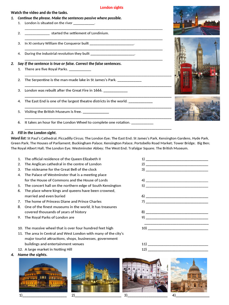 Explore Iconic London Landmarks | PDF | London | Westminster