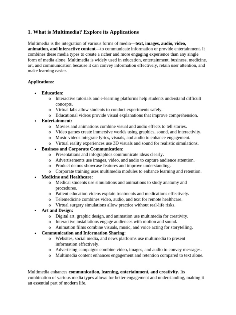 Multimedia | PDF | Data Compression | Speech Synthesis