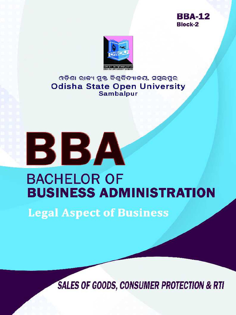 BBA 12 Block 02 | PDF | Breach Of Contract | Sales