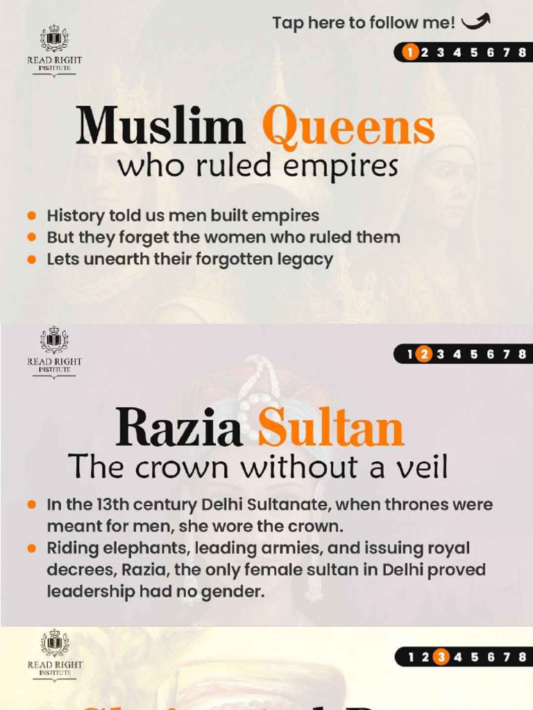 Muslim Queens Who Ruled Empires | PDF | Caliphate