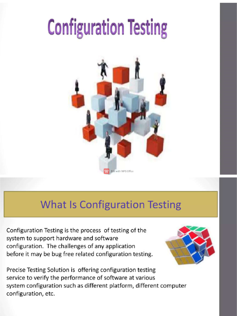 Configuration vs Compatibility Testing | PDF