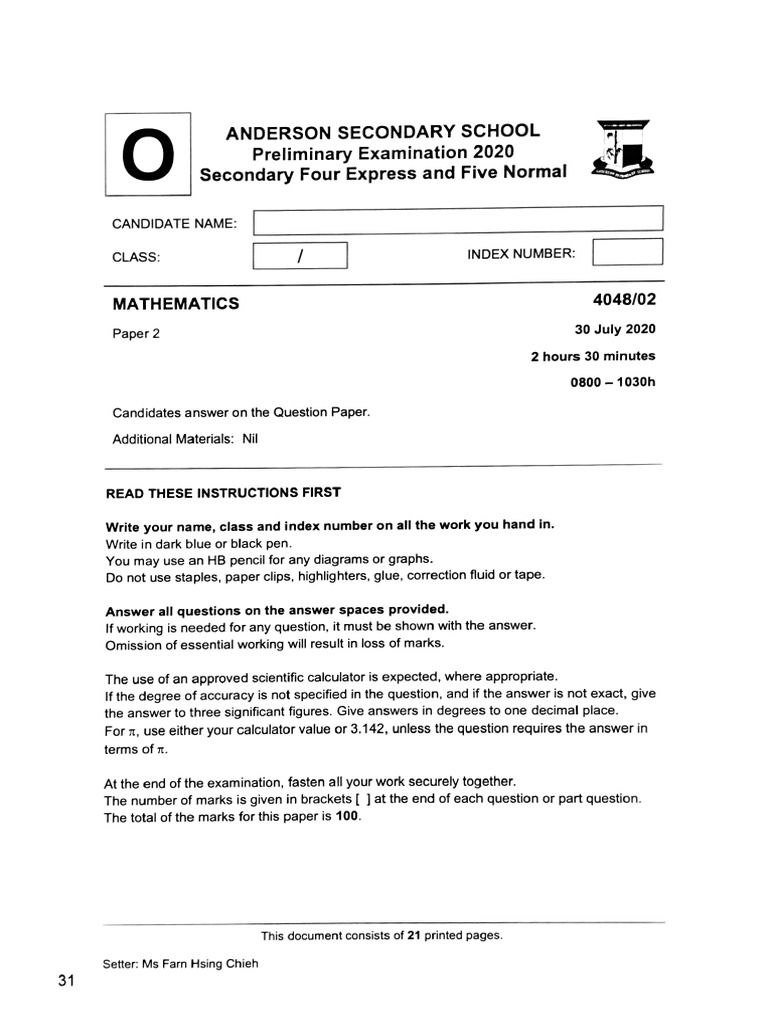 Anderson Paper 2 | PDF