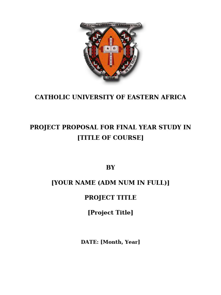 Project Proposal Title Page | PDF