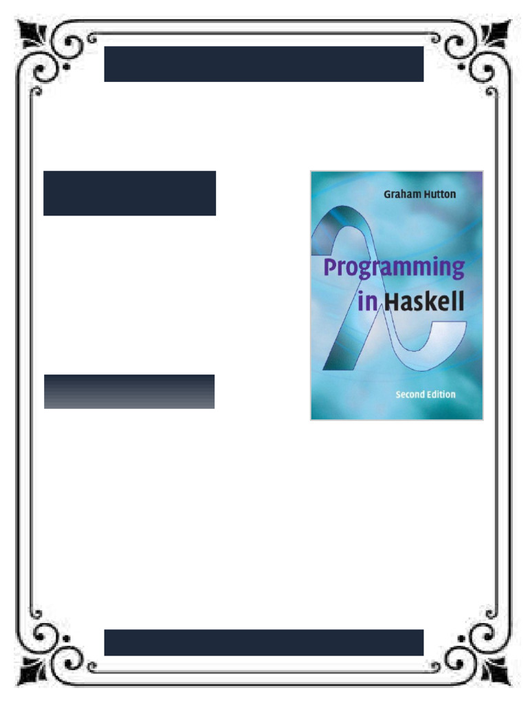 Programming in Haskell 2nd Edition Graham Hutton available instanly | PDF | Function ...