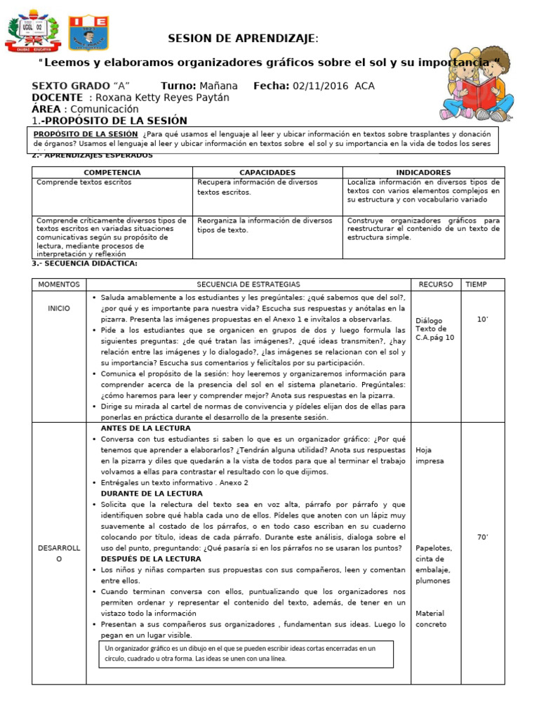 157.SESION 3-11usamos Números Unidades de Tiempo - Leemos Import Del Sol | PDF | Dom | Sistema solar