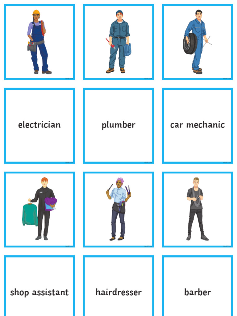 t4 s 44 Jobs Matching Cards Ver 1 | PDF