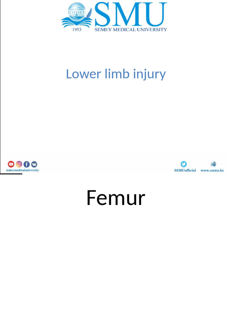 Lower limb injury | PDF | Ankle | Knee