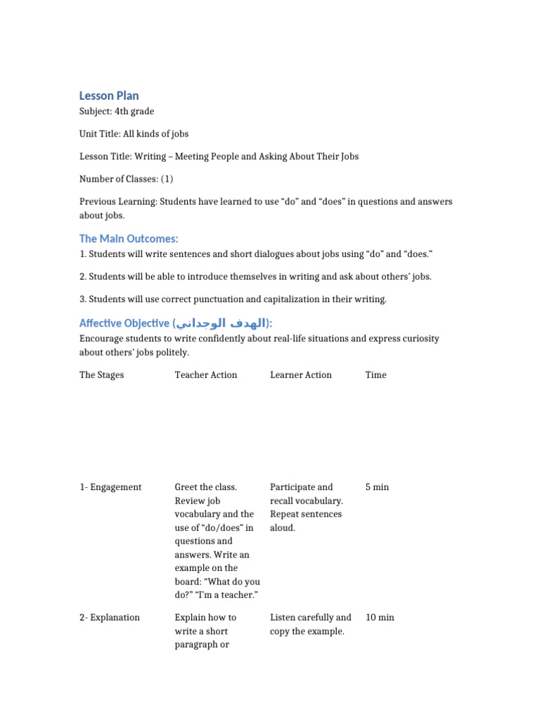 Lesson Plan Writing Jobs | PDF | Learning | Teachers