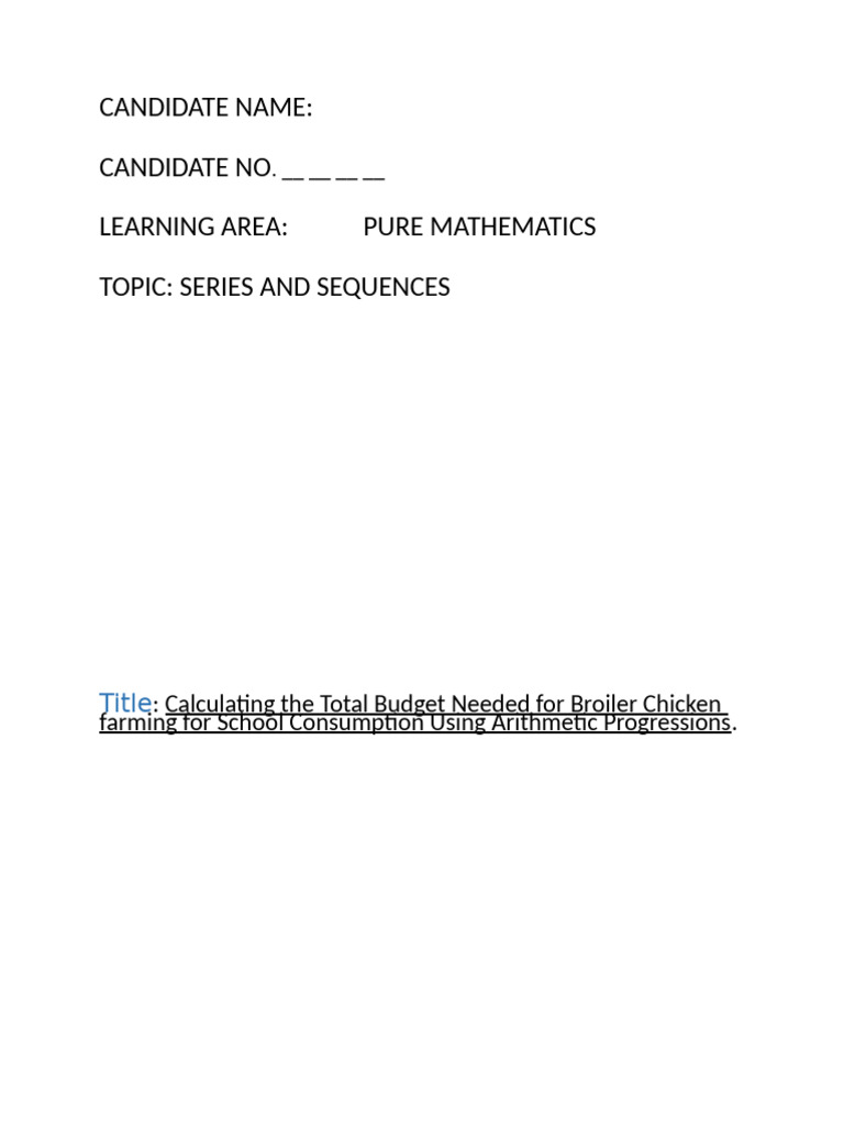 Math Proj1 | PDF | Arithmetic | Agriculture