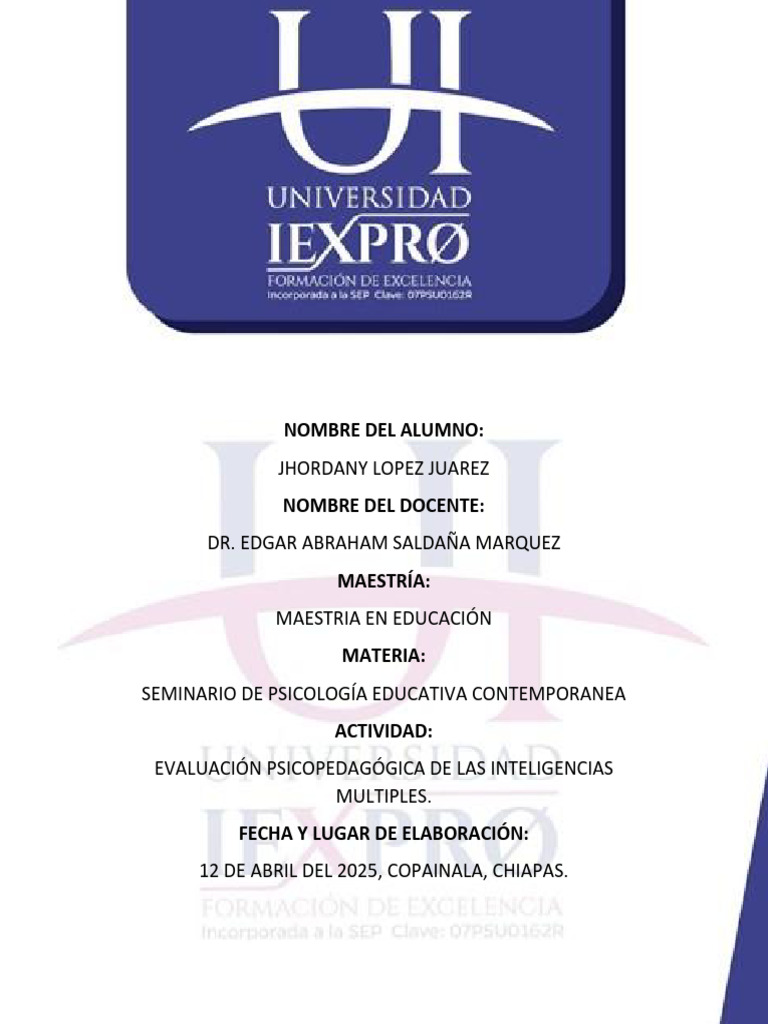 S2.Act2_JHORDANY LOPEZ JUAREZ | PDF | Inteligencia | Sicología