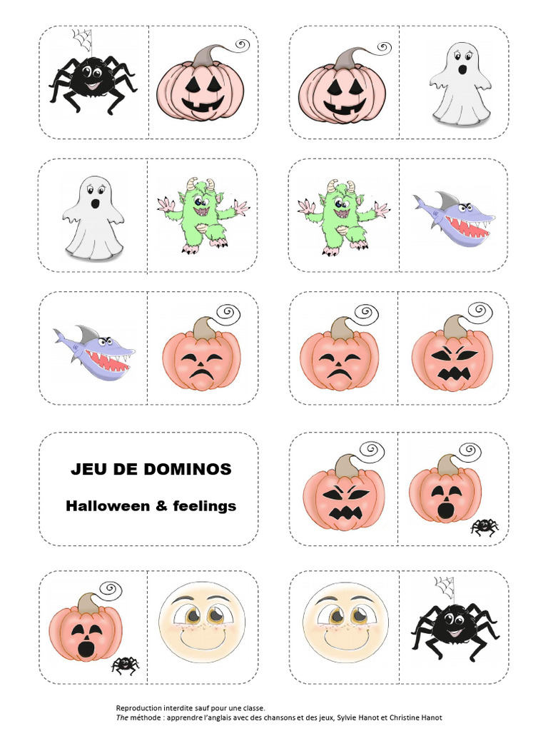 MODULE 4 Bonus Dominos Ou Memory Halloween | PDF