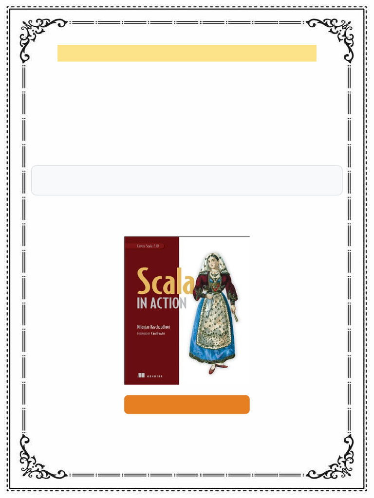 Scala in Action Nilanjan Raychaudhuri Fast Download | PDF | Scala (Programming Language ...