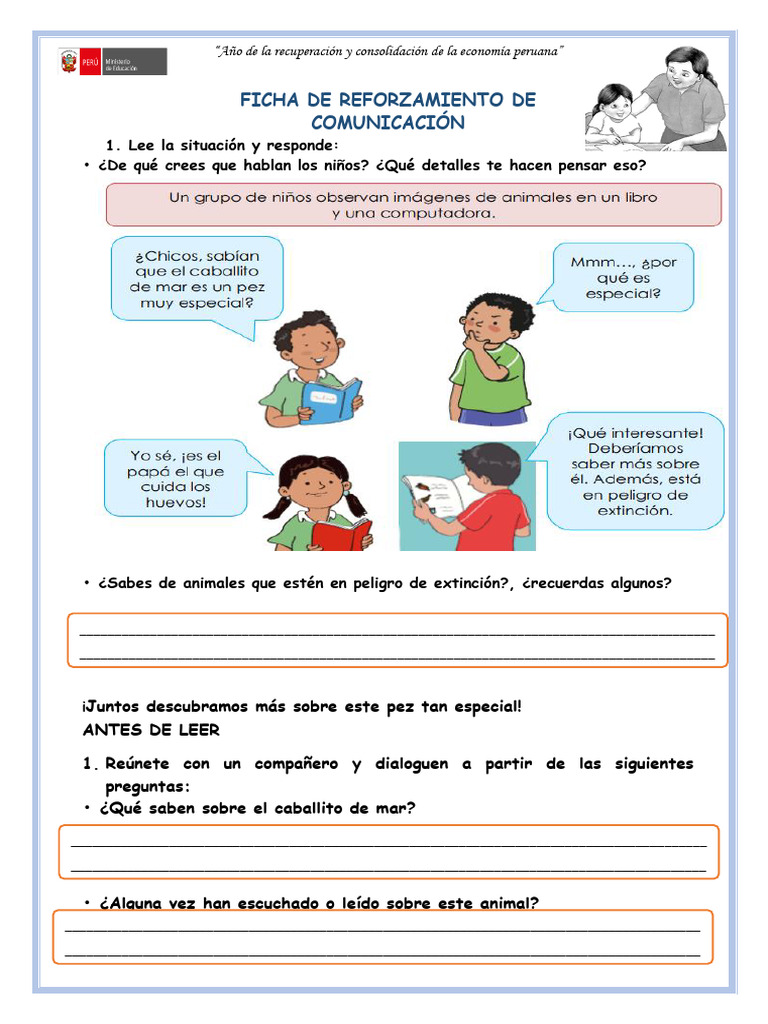 F.ref. COMU El Caballito de Mar Un Pez Realmente Especial 1 | PDF