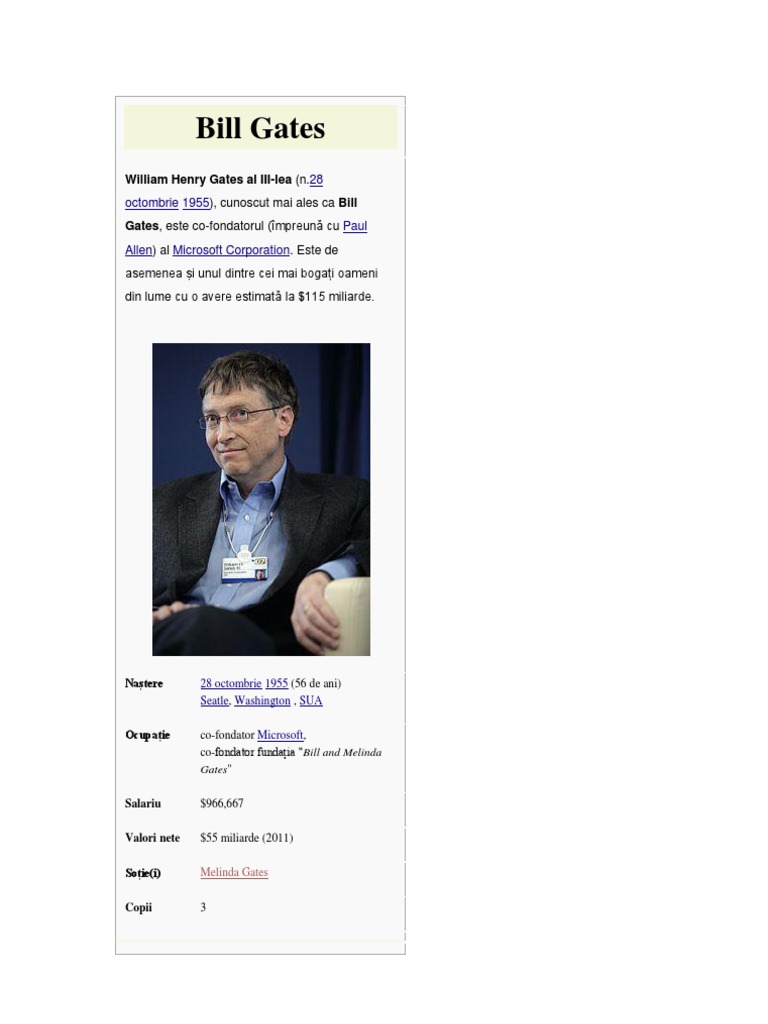 Bill Gates | PDF