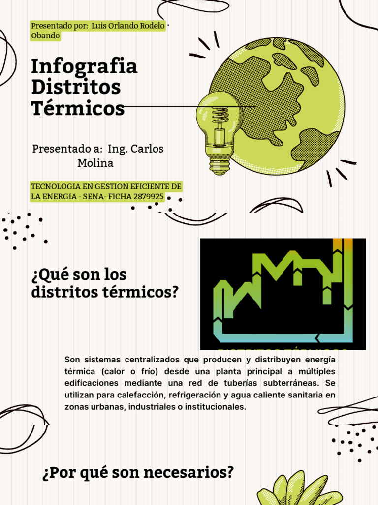 Infografia Distritos Térmicos - Luis Rodelo | PDF | Uso eficiente de ...