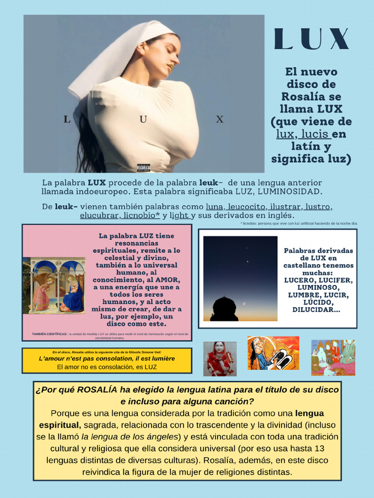 Póster Rosalía Lux | PDF