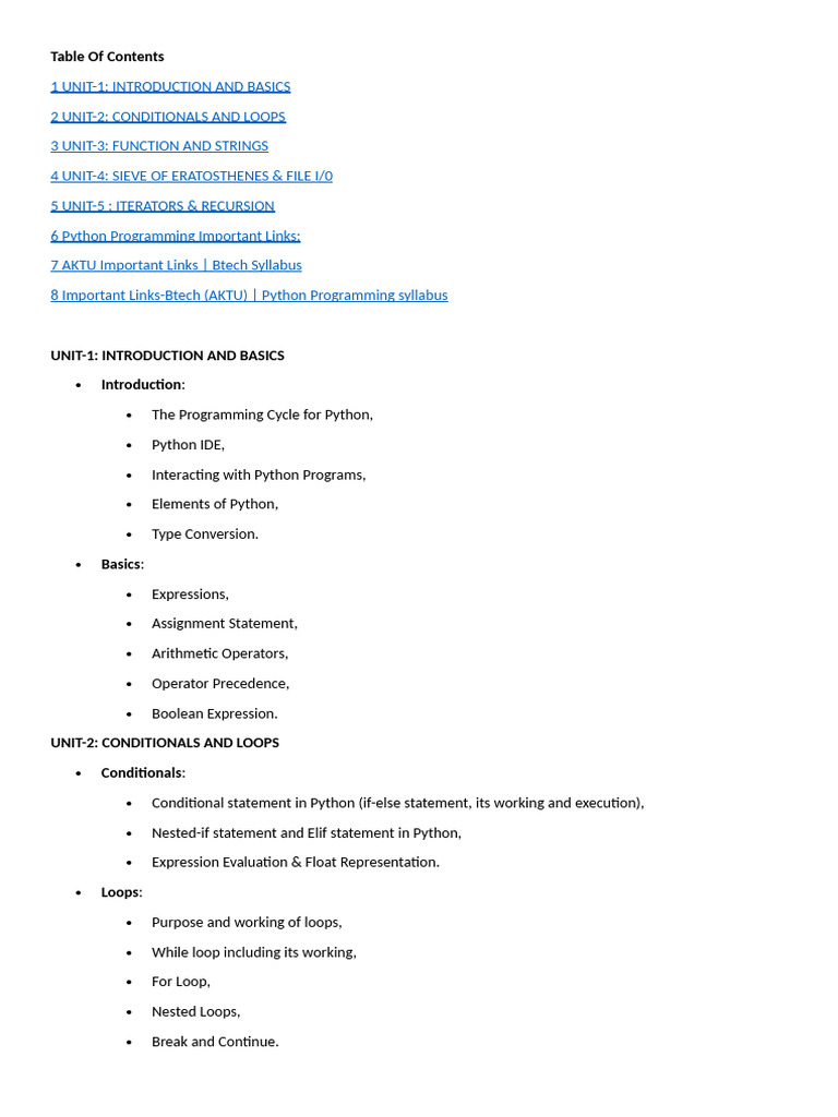Python Important Questions AI and ML For Sem II Osmania University | PDF | Data Type | Python ...