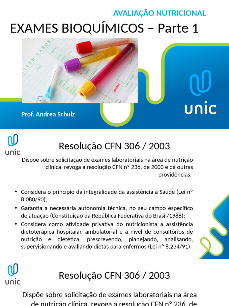 5- Exames bioquímicos - Parte 1 2 | PDF | Anemia | Sangue