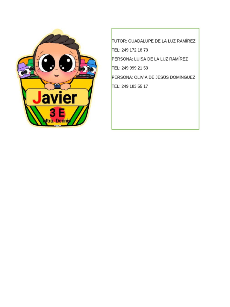 Gafet Kinder Javier | PDF