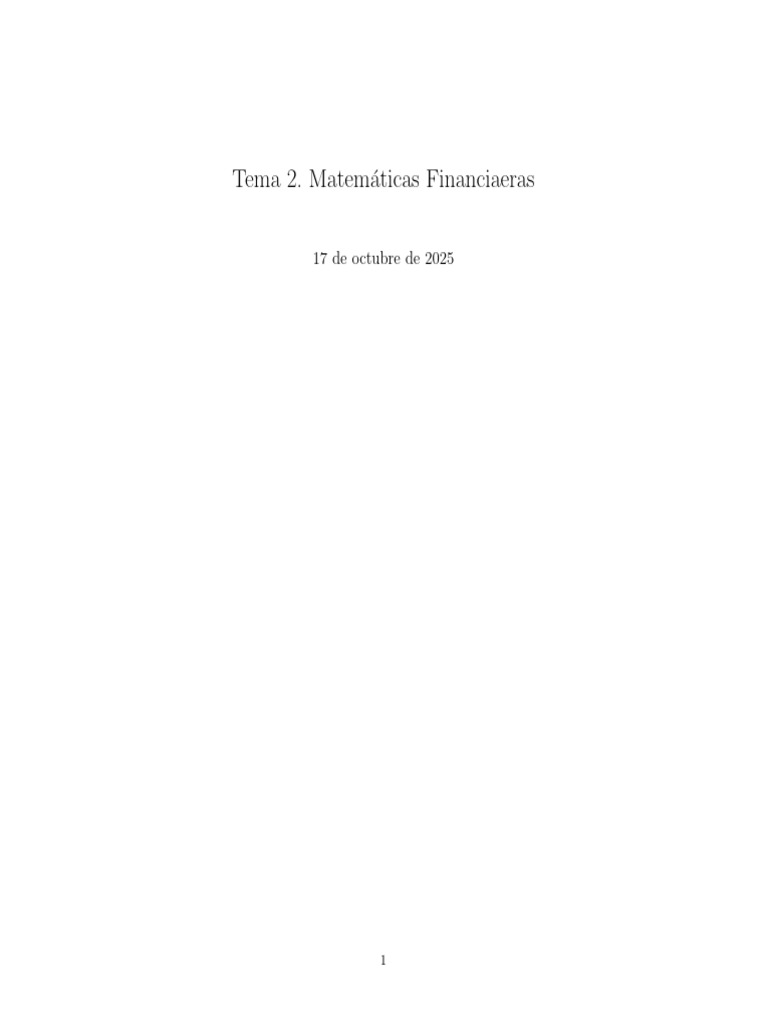 Matemáticas Financieras: Conceptos Clave | PDF | Porcentaje | Compartir ...
