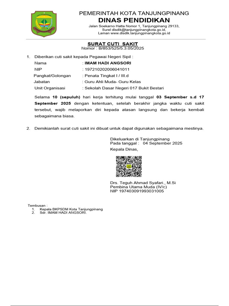 Cs Pns a.n Imam Hadi Angsori (Sdn 017 Bb) | PDF