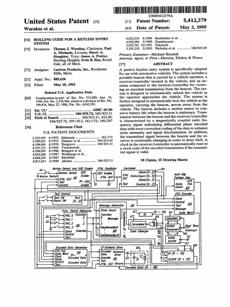 Keyless Entry System with Rolling Code | PDF | Antenna (Radio) | Radio
