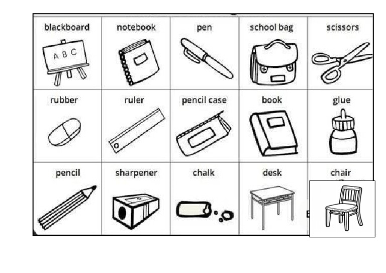 Flash Cards Objetos de La Clase | PDF