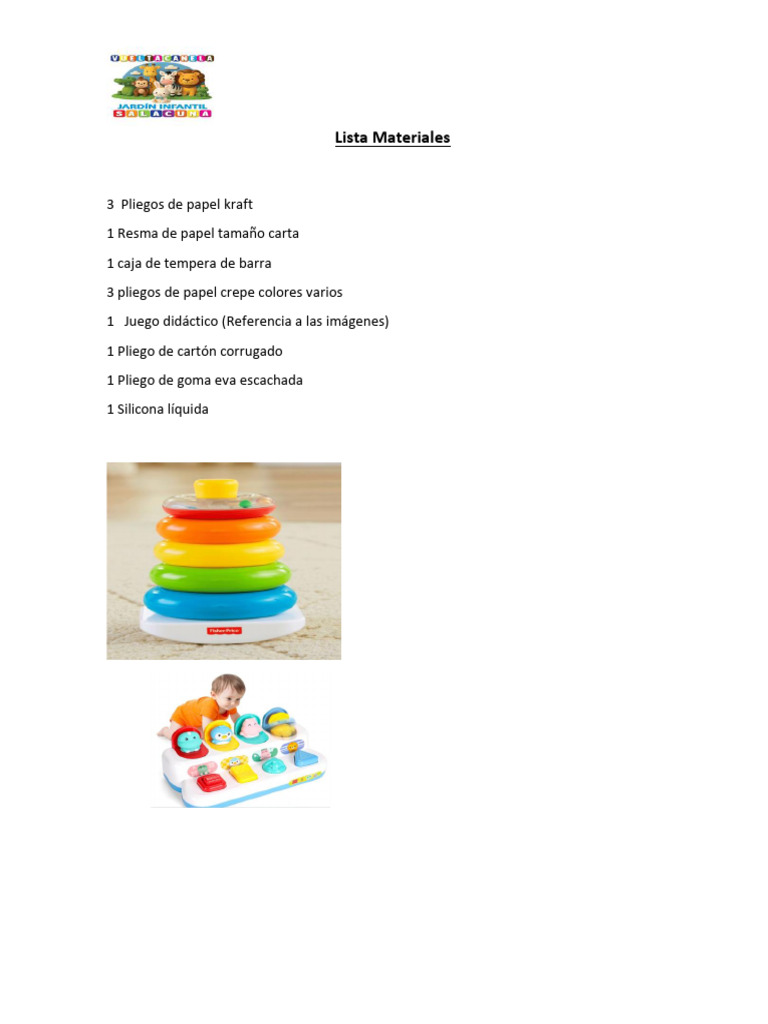 Materiales para Manualidades y Proyectos | PDF
