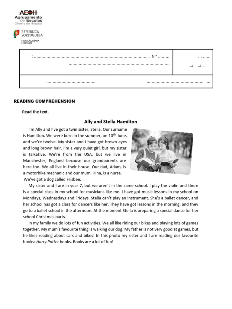 7th Grade English Assessment: Reading & Writing | PDF | Boardsports