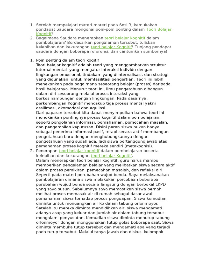 Bahan Diskusi Sesi 3 | PDF
