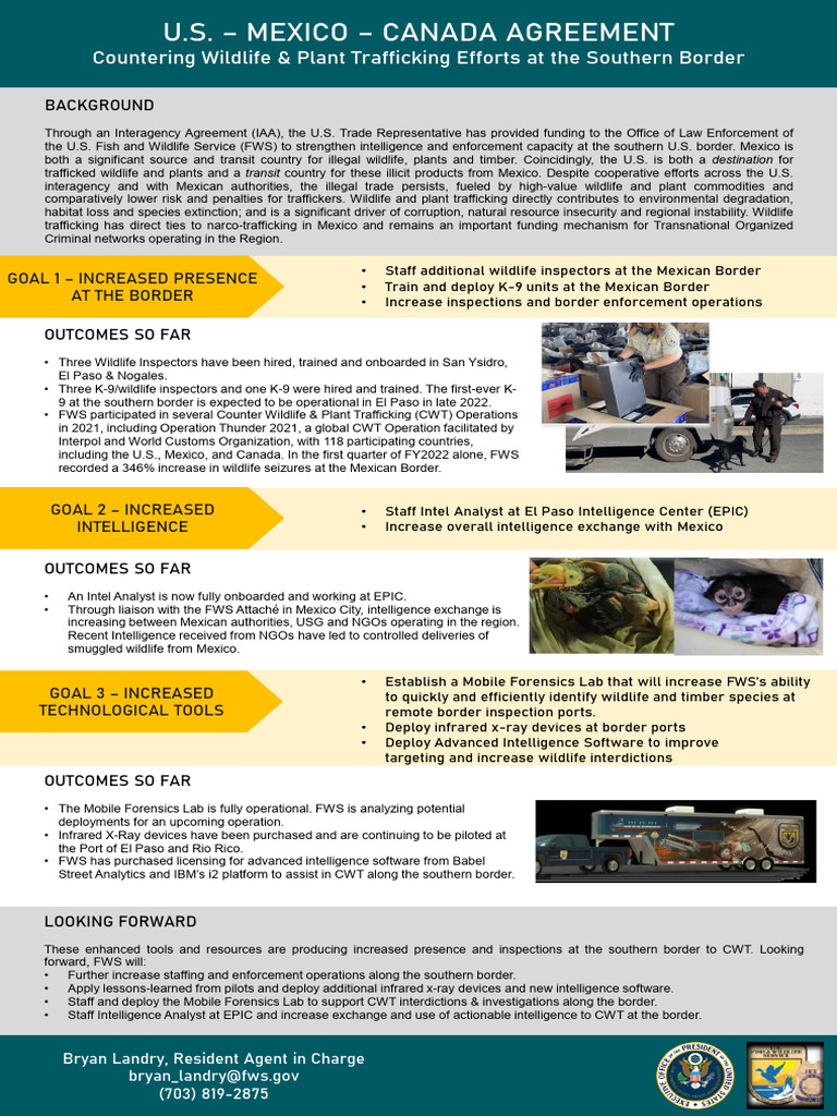 2022.09.19 - Updated Usmca Fws Iaa Fact Sheet | PDF | Mexico–United ...