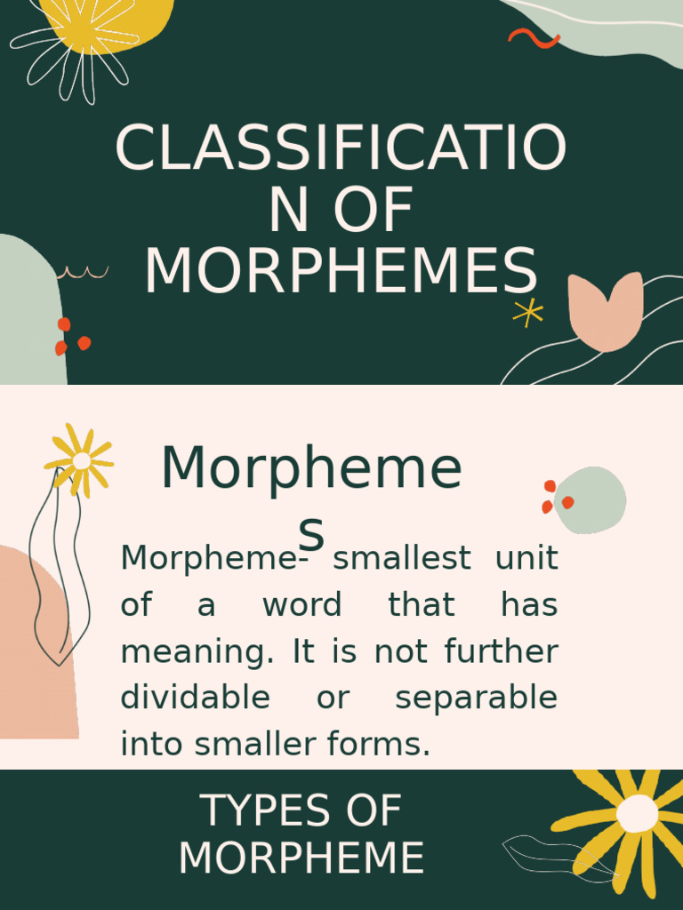 Understanding Morphemes and Their Types | PDF | Word | Syntax