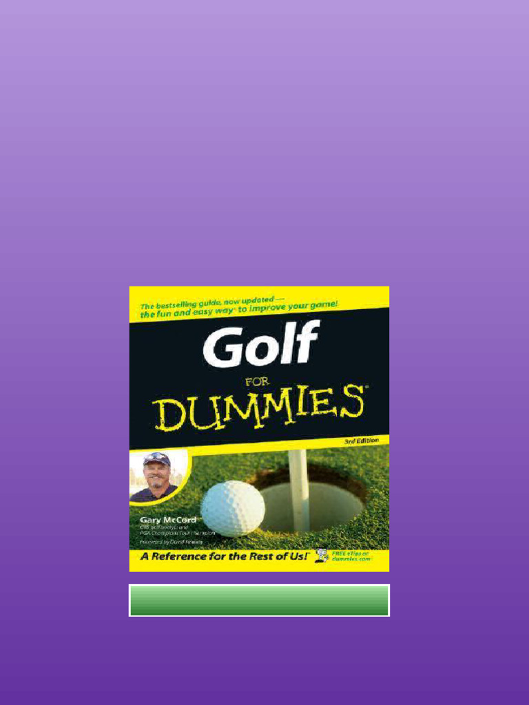 Golf For Dummies 4th Edition Mccord Gary online pdf | PDF