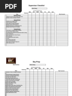 Locker Inspection and Cleaning Checklist | PDF | Home & Garden