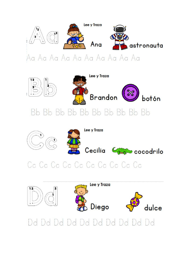 Trazo alfabeto | PDF